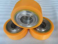 China Oil Resistant Polyurethane Wheels 35-98 Shore A Hardness with 45-60 KN/M Tear Strength for Industrial Applications for sale