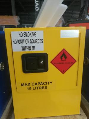 China Mini Steel Flame Proof Safety Storage Cabinets With Single Door for sale
