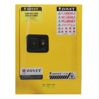China Single Door Fireproof Paint Storage Cabinets With Grounding Wire Connector for sale