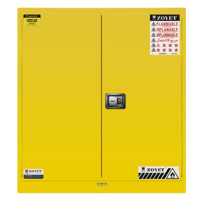 China ZOYET Venting Flammable Safety Cabinets , Chemical Storage Containers Double Doors for sale