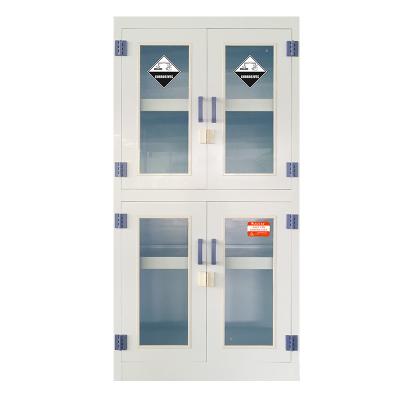 China ZOYET Polypropylene Medicine Cabinet, Laboratory Reagent Cabinet With Windows Comply OSHA for sale