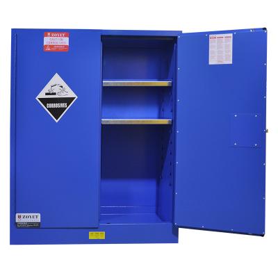 China ZOYET 60 Gallon Corrosive Storage Cabinets Flameproof For Hydrochloric Acid / Acetic Acid for sale