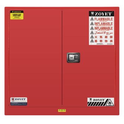 China ZOYET Safety Combustible Storage Cabinets , Flammable Storage Containers Double Doors with CE for sale