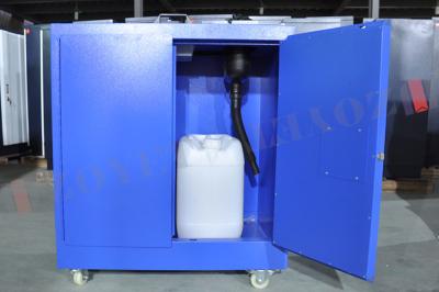 China Waste Liquid Collecting Flammable Goods Storage Cabinets With Rolling Wheels for sale