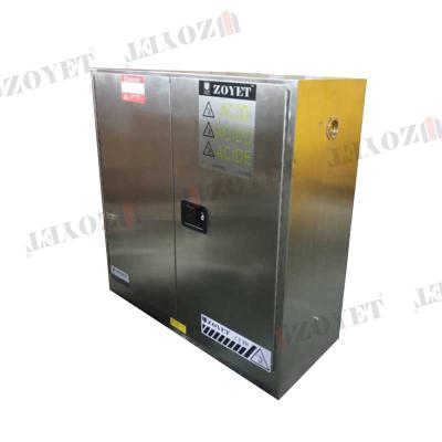 China Lab Venting 110gal Stainless Steel Storage Cabinets for sale
