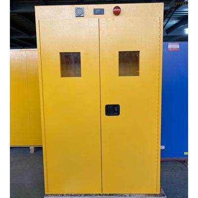 China ZOYET Explosion Proof  Gas Cylinder Safety Storage Cabinets For 2 Gas Cylinder With Fixed Belt for sale