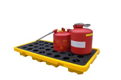 China 64Gal Industrial 4 Drum Spill Pallet For 200l Oil Tank for sale