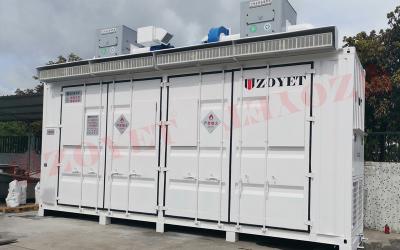 China ZOYET Prefab Steel Metal Frame Sheds ZOYET Chemical Storage Container for sale