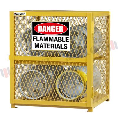 China Safety Storage Gas Cylinder Cabinets(Cage) Metal Mesh Factories Laboratories Warehouses for sale