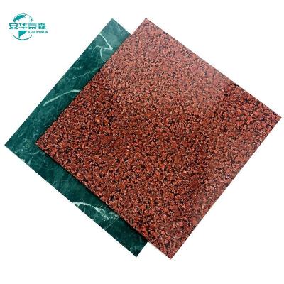 China Marble Grain ACP Aluminum Composite Panel with Primer Coating Back 1220*2440mm Standard Size and 15 Years Warranty for sale
