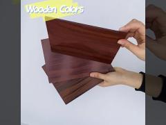 Folha de painel ACP resistente ao fogo de madeira Folhas de ACP para revestimento de parede exterior 4 * 8 pés