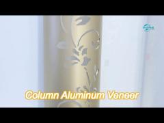Aluminum Alloy Aluminum Veneer Panel Building Materials  Customized Aluminum Solid Panel