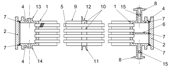 Removable cover-plate header construction