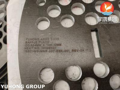 China ASME SA36 Carbon Steel Baffles Used In Heat Exchanger Customized Size for sale