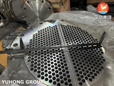 China ASTM A403 TP304L Planilha de tubo de trocador de calor, desenho triangular giratório para resistência à corrosão a altas temperaturas à venda