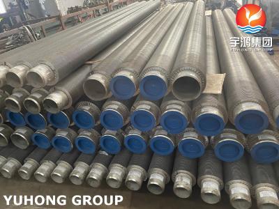 China ASTM A312 A376 TP347H 18Cr-10Ni-Nb Tubo sólido com nadadeira para aquecedores a fogo API Standard 560 à venda