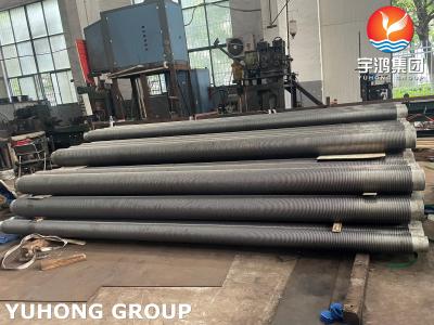中国 ASTM A312 A376 TP347H 18Cr-10Ni-Nb 燃焼式ヒーター用固体フィニングパイプ API標準560 販売のため
