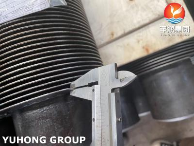 China TP304 18Cr-8Ni Finned Pipe 11-13Cr Fins For Fired Heater Convection Section for sale
