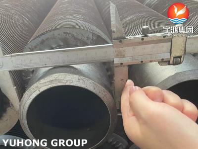 China TP304 18Cr-8Ni Finned Pipe 11-13Cr Fins For Fired Heater Convection Section for sale
