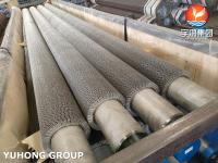 China A312 TP304, TP304H,TP304L Serrated Fin Pipe SS304H Fins for Fired Heater Convection Section for sale