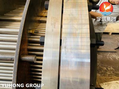 China ​​Biofouling-Resistant ASME SB171 C71500 Tube Sheet, UT Tested for Desalination Condensers for sale