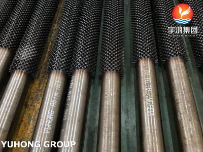 China A213 GR T9, Tubo Aletado com Pinos Tipo Studded para Aquecedor a Gás API, ASME, TEMA à venda