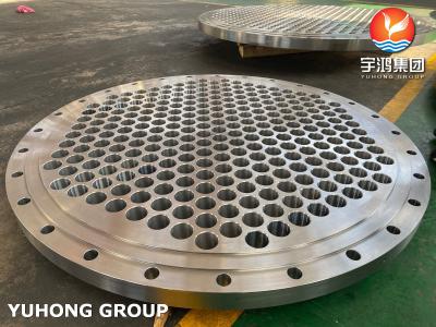 China Customizable Heat Exchanger Tubesheet Heat Exchanger Components Corrosion Resistance for sale