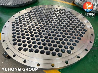 China Customizable Heat Exchanger Tubesheet Heat Exchanger Components Corrosion Resistance for sale