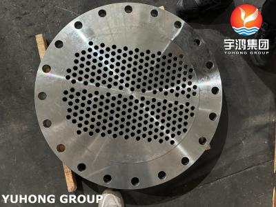 中国 高温ASME SA240 304 チューブシート 100% PT検査、石油化学および製薬用途 販売のため