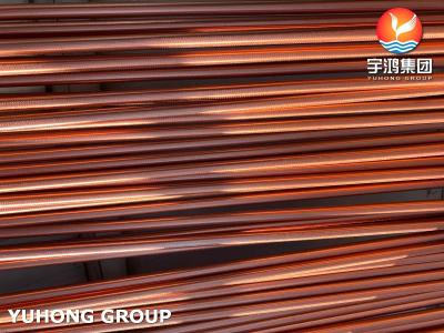 China Customized Copper Low Fin Tube Extruded Fin Tube For Air Conditioning Units for sale