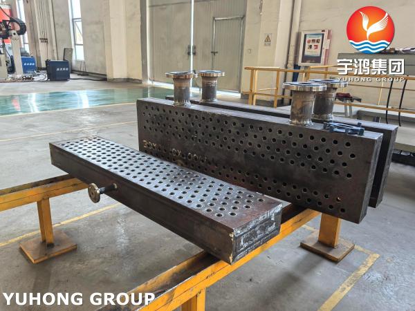 Quality Plug Type Air Cooler Header Box Carbon Steel ASME SA516 GR.60 Coating Or Galvanized for sale