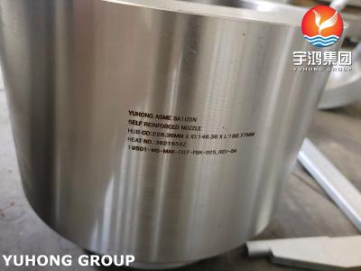China ASME SA105N Self Reinforced Heat Exchanger Nozzle High Accuracy Customized for sale