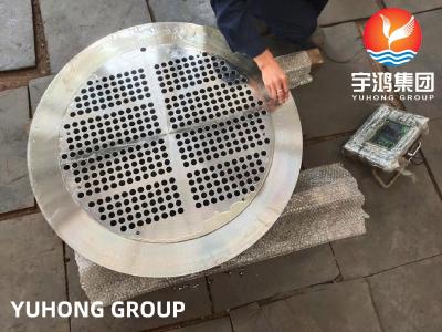 China A182 F304 Stainless Steel Tube Sheet Forged Tube Sheet Evaporator Used for sale