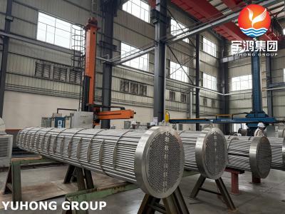 中国 PED 2014/68/EU & ASME Uスタンプ認証された化学冷却用BEM交換機,ASME SB338 GR.2 販売のため