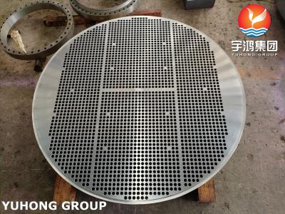 China ASME SA336 F5N Forged Tube Sheet Chrome Moly Steel Heat Exchanger Tube Sheet for sale