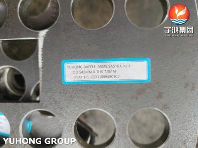 China ASME SA516 Gr.70 Heat Exchanger Baffle Heat Exchanger Components for sale