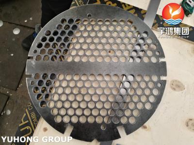 China ASME SA36 Carbon Steel Plate Baffle For Tube Bundle Or Heat Exchanger for sale