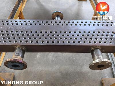 China Plug Type Header Carbon Steel Or Stainless Steel Used In Air Cooled Heat Exchanger for sale