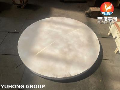 China ASME Certified​ Forged Tubesheet Disc ASME SB171 C61400 for Heat Exchanger for sale