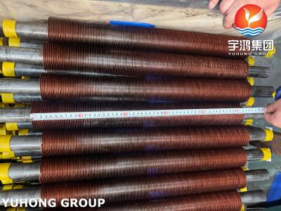 China ASTM A106 Gr.B Tube With Cu-T2 Fin with Embedded Fin Tube with G-type for sale
