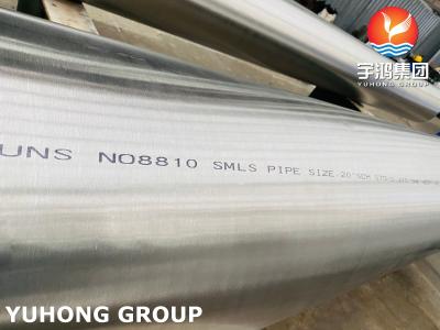 China ASTM B407/ B409 N08811 800HT Seamless Pipe High Temperature Corrosion Resistant For Heat Exchange for sale