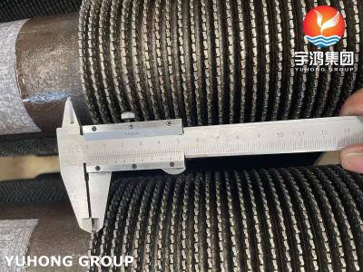 China ASTM A335 P9 Alloy Steel Serrated Finned Tubes For High Temperature Boiler Superheaters for sale