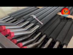 High Frequency Weld Serrated Finned Tube T22 For Heat Recovery Steam Generation