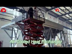 forced draught air cooled heat exchanger api 661 for petroleum industry
