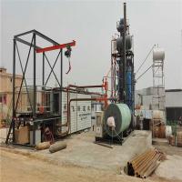 China Patent Drum Turnover Device Asphalt Melting Machine , Container Loading Asphalt Heating Machine for sale