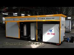 PPR Pipelines Bitumen Emulsion Plant Q235B Steel Cuboid Shape For Road Construction