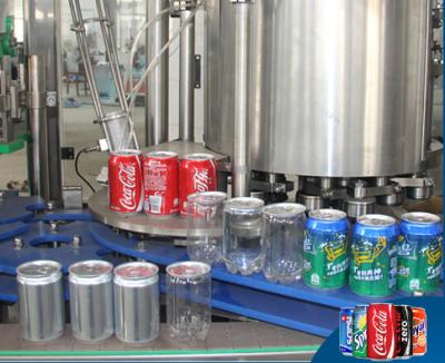 Cina L'alluminio di AISI 316L 250ml può macchina di rifornimento con gli ugelli isobarici del riempitore in vendita
