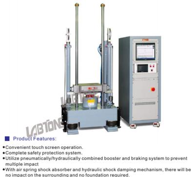 중국 50kg 탑재량을 가진 기계적인 충격 Tst 기계는 절반 정현 100g 11ms를 실행합니다 판매용