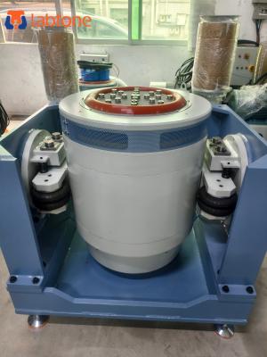 中国 IEC60068-2-27 200 に準拠した製品試験用の加振器パワーアンプ冷却ブロワーと制御システムを備えた振動試験システム 販売のため