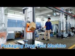 Carton Packaging Drop Test Machine Free Fall Handle Control 0.5 - 0.7Mpa